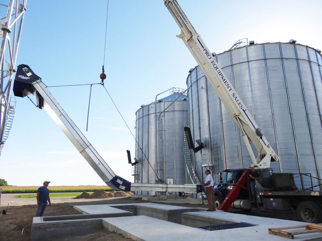 Shallow Double Drive Over (SDDO) receiving pit - Sudenga Industries Inc.