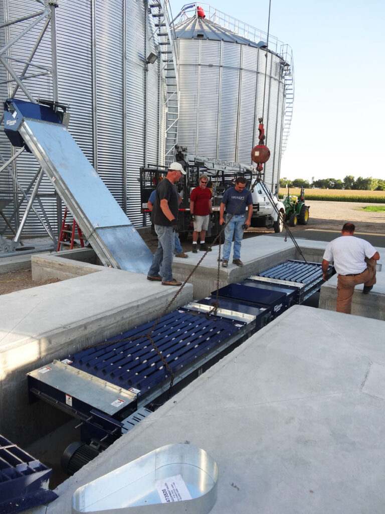 Shallow Double Drive Over (SDDO) receiving pit - Sudenga Industries Inc.